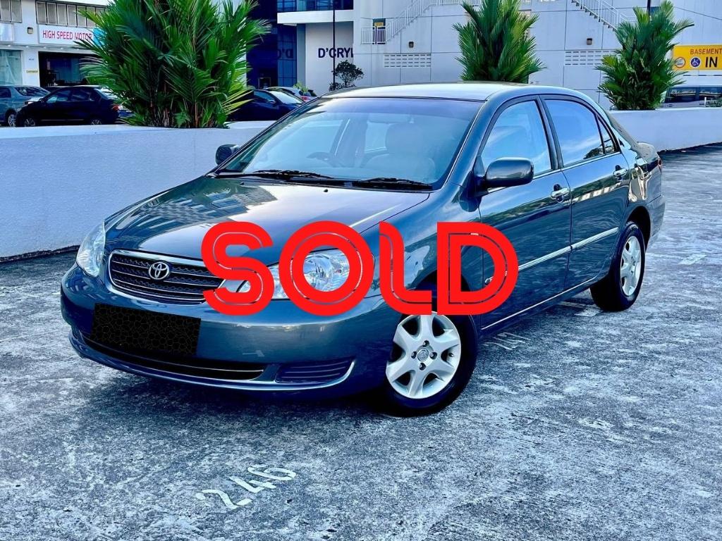 Toyota Altis 1.6A 2006 ($31,888) (COE till 05/2026) - Brze